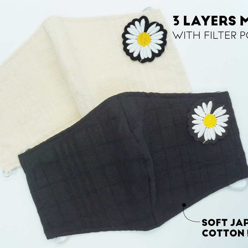 Embroidered Mask - Etsy