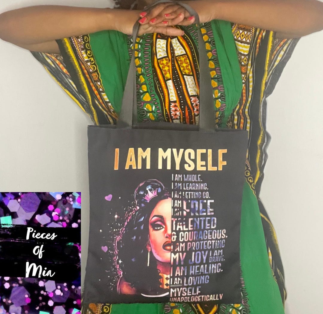 Affirmation Canvas Tote Bag: Girls Trip Travel Bag - Etsy