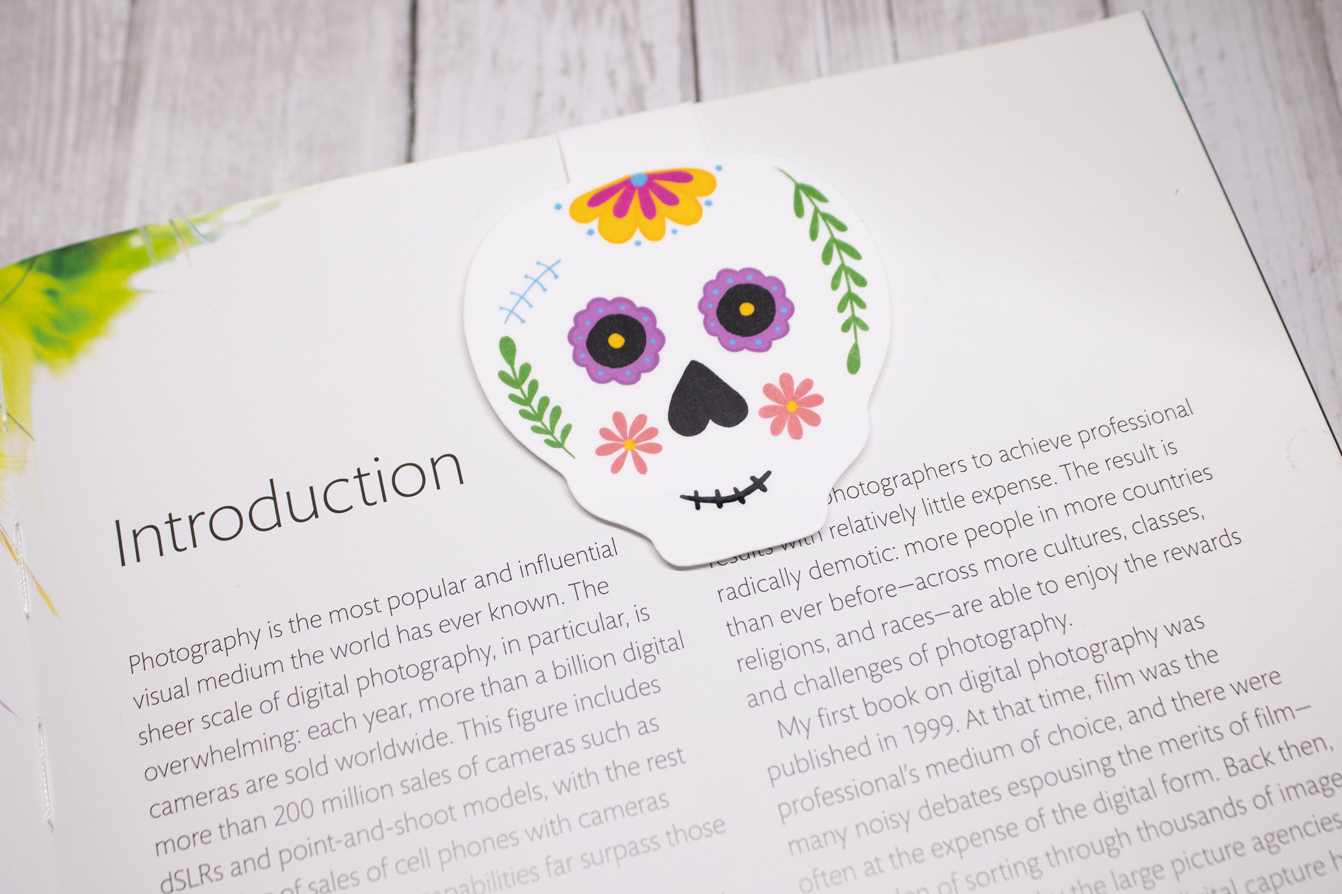 Sugar Skull Papel Picado Magnetic Bookmark - Etsy