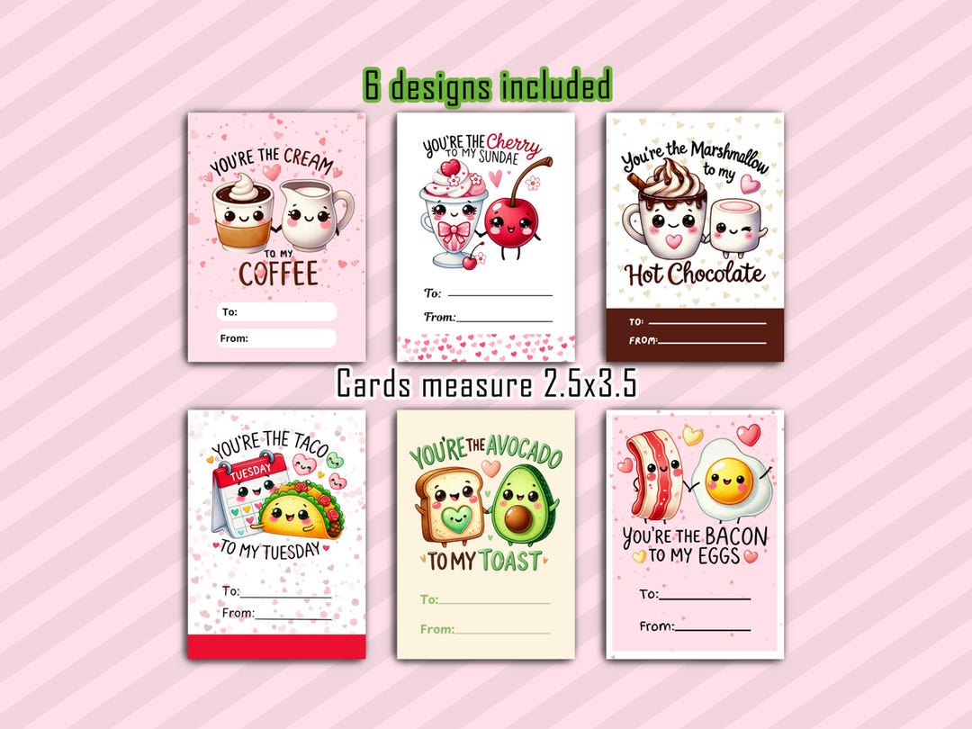 Valentine's Pun Cards - Etsy