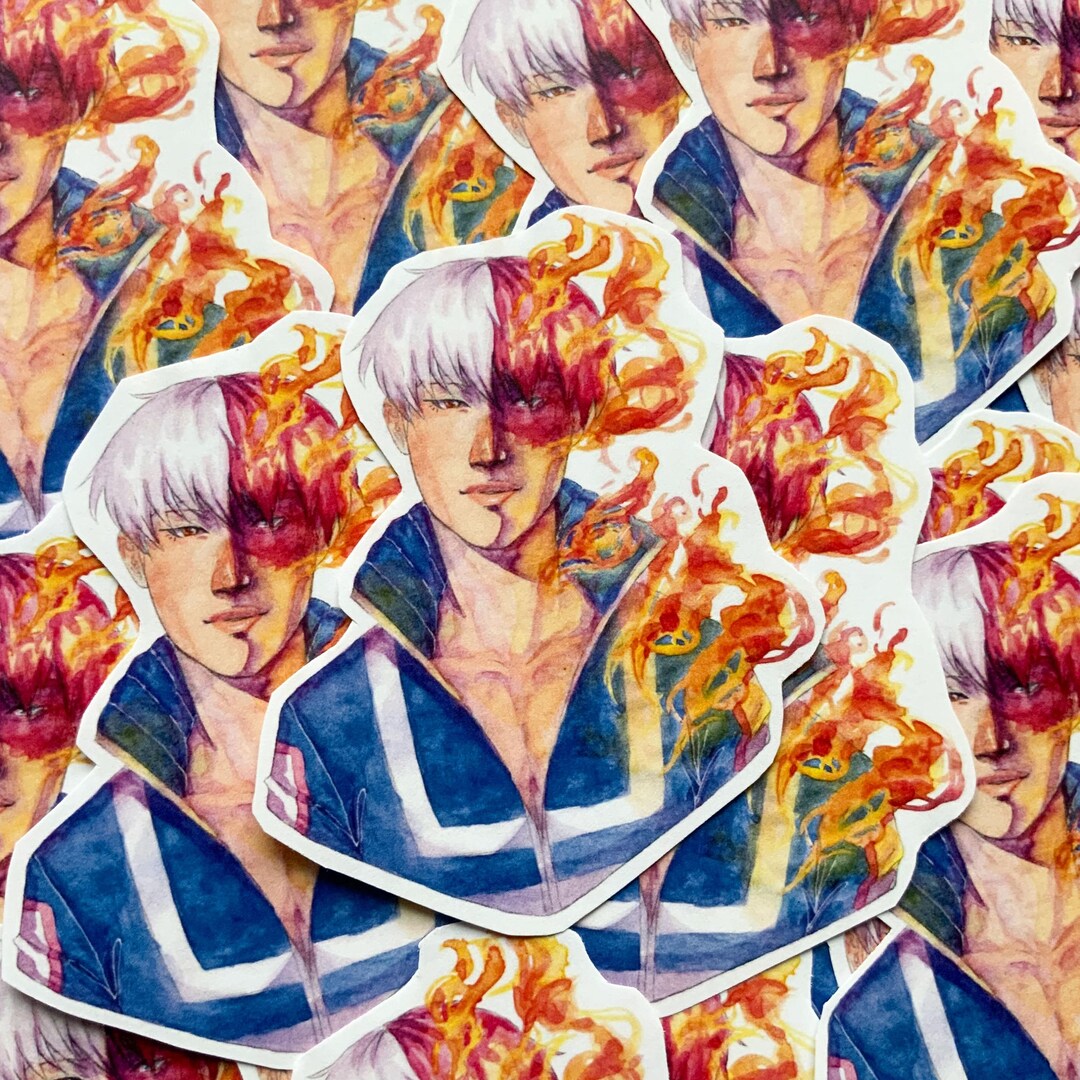 BNHA Boys Stickers Todoroki Kirishima Deku Bakugo - Etsy