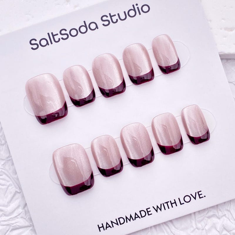 Red Cute Short Nails - Etsy