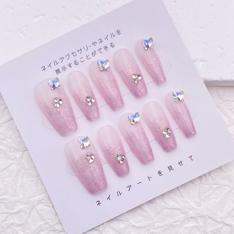 Long Fake Nails - Etsy