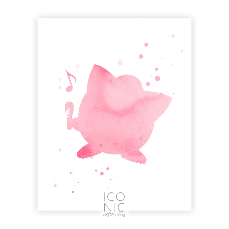 Pink Printable Print Digital Download Wall Art Watercolor - Etsy