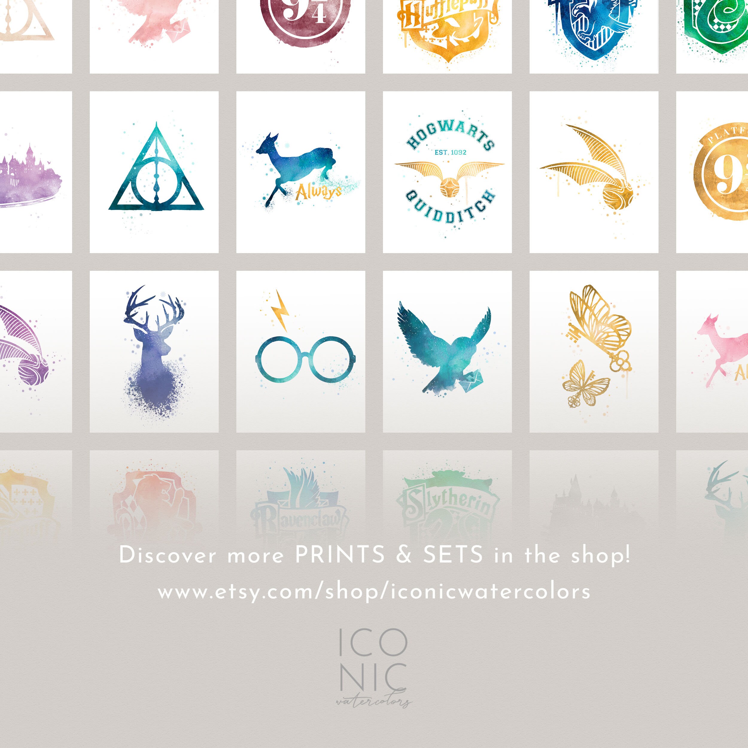 Wizards Printable Watercolor Print Digital Download Wizards | Etsy