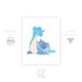 Water & Ice POKE Printable Art, Blue Watercolor Print, Digital Download ...