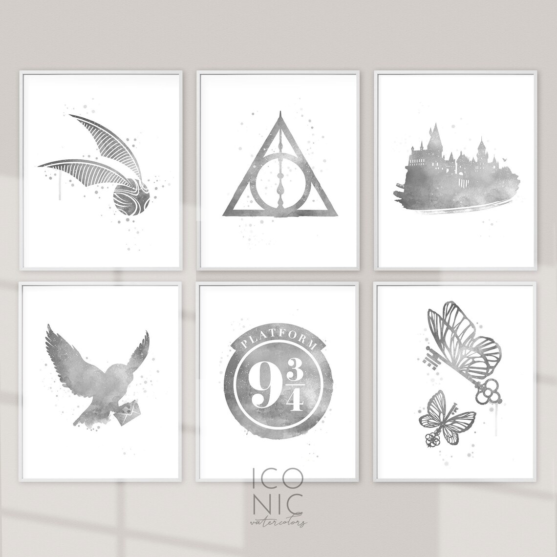 Wizards Set of 6 Printables Wizards Digital Download Art - Etsy