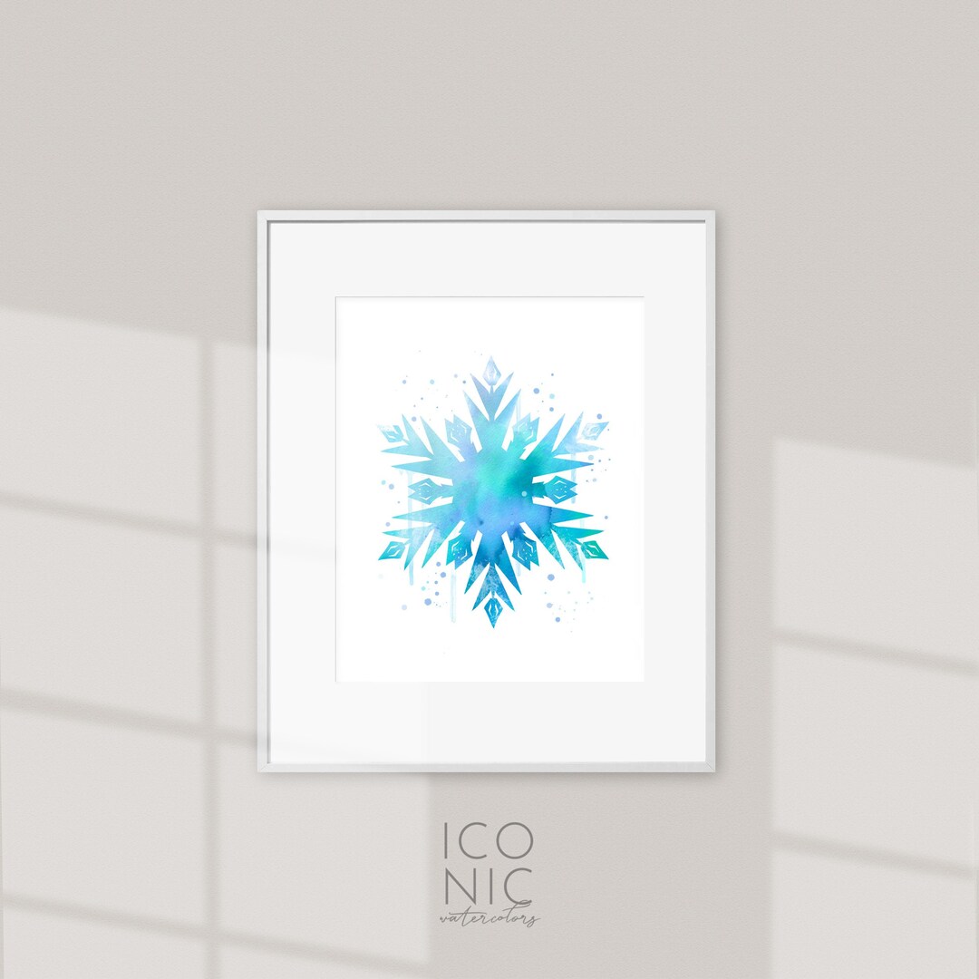 FROZEN Print, Frozen Printable, Frozen Digital Download, Frozen Wall ...