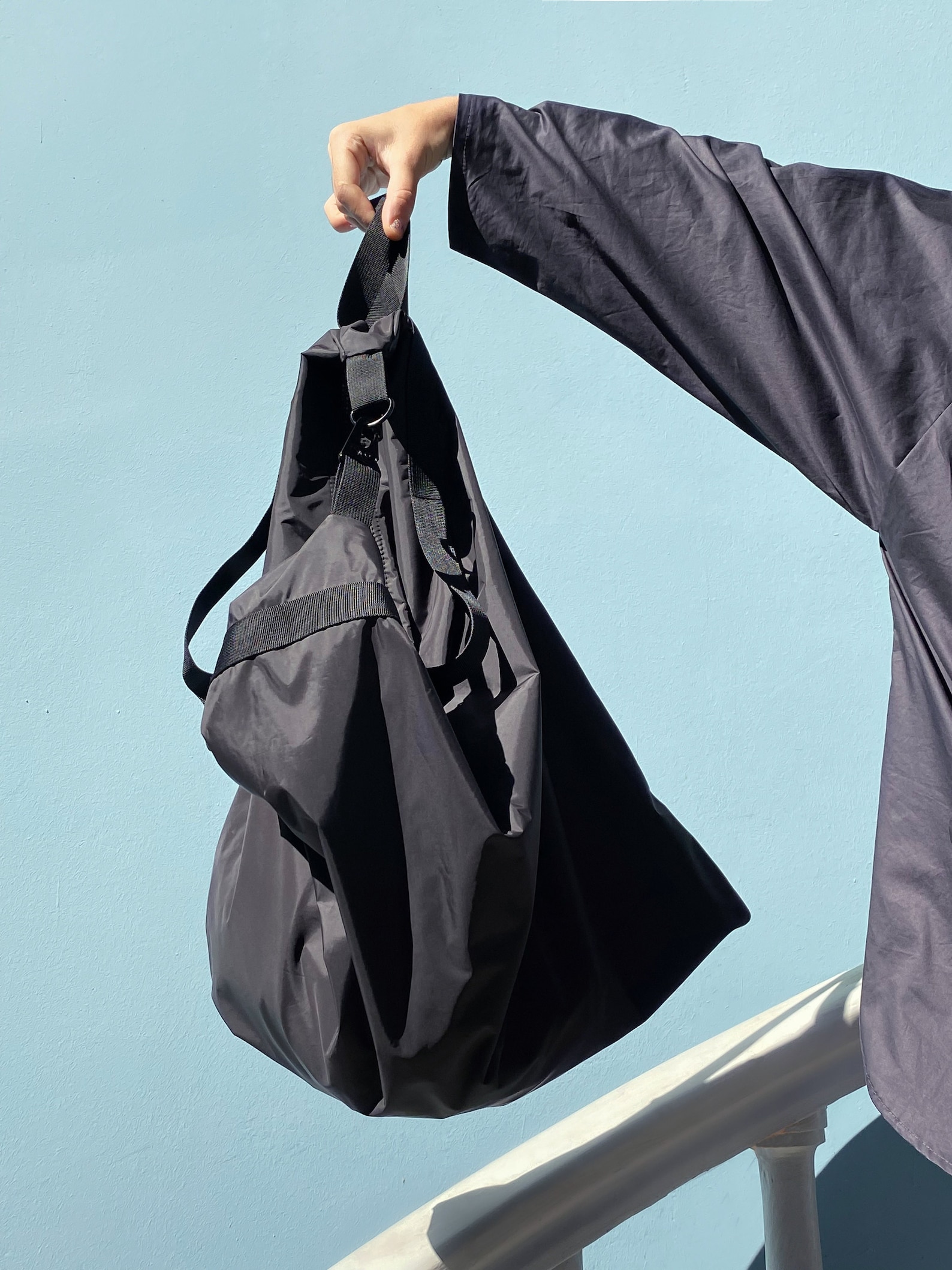 Waterproof Convertible TOSHI Triangle Backpack, Gym Bag ,shoulder ...