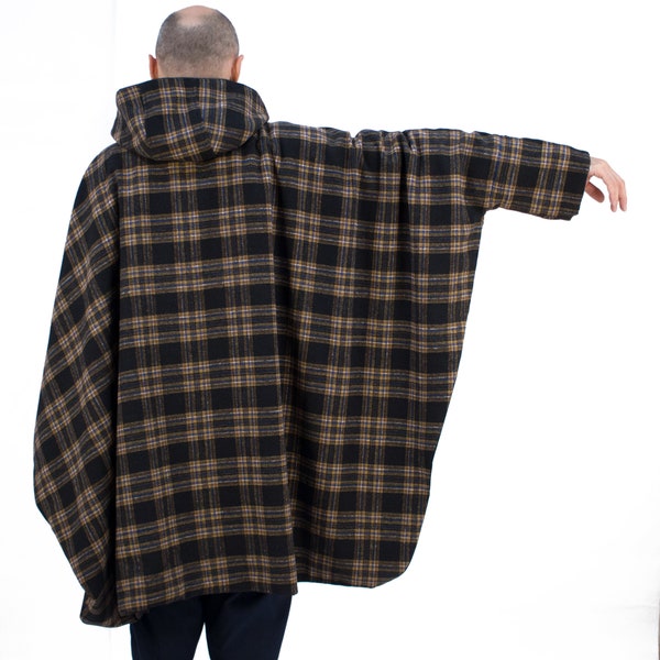 Poncho With Hood - Etsy