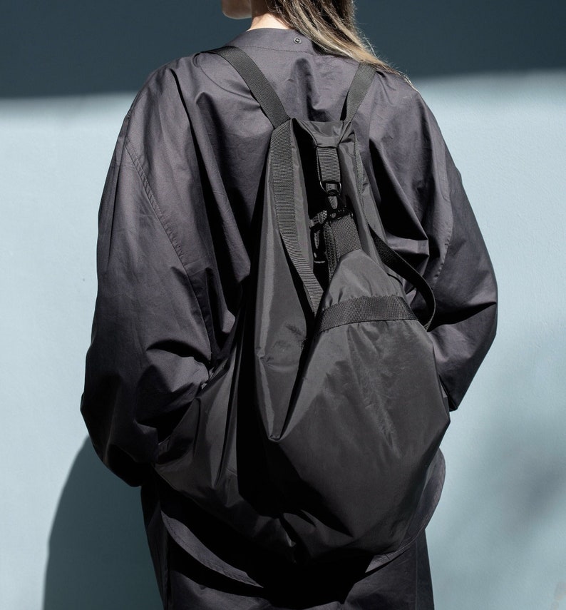 Waterproof Convertible TOSHI Triangle Backpack, Gym Bag ,shoulder ...