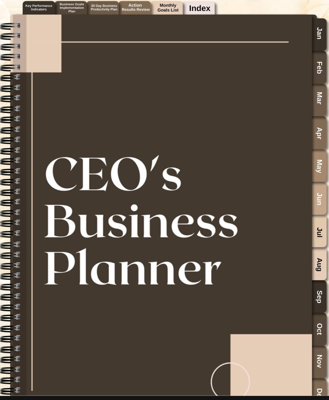 CEO Planner| Digital Planner for Ceos| Undated Planner| Downloadable ...