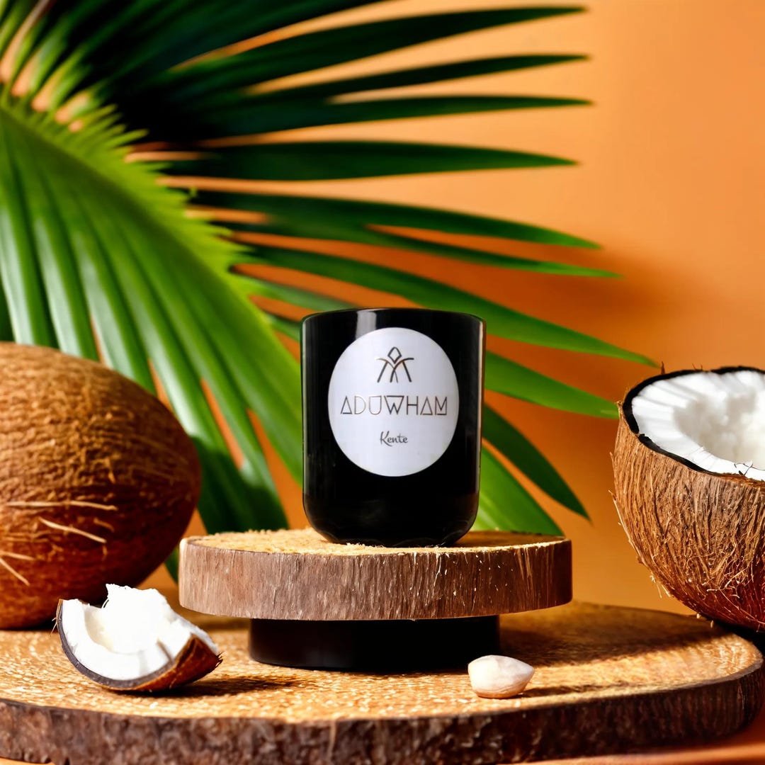 African Heritage Candle | Kente-inspired Luxury Scented Candle - Etsy