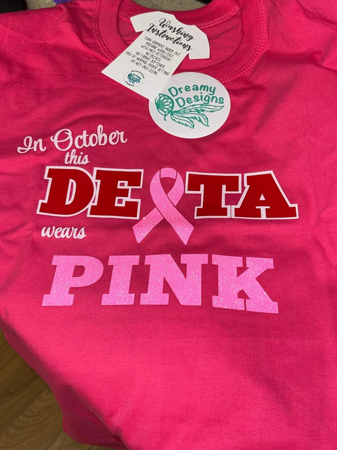 Delta Sigma Theta... Breast Cancer Awareness. SVG PNG and Mock Up - Etsy