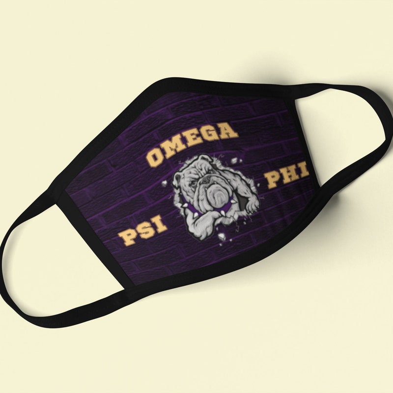 Omega Psi Phi Mask - Etsy