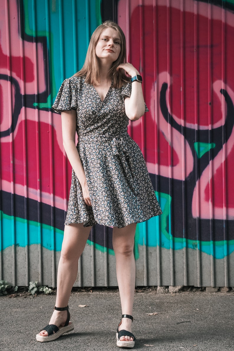 Daene the Wrap Dress Instant Download A4 PDF Sewing - Etsy