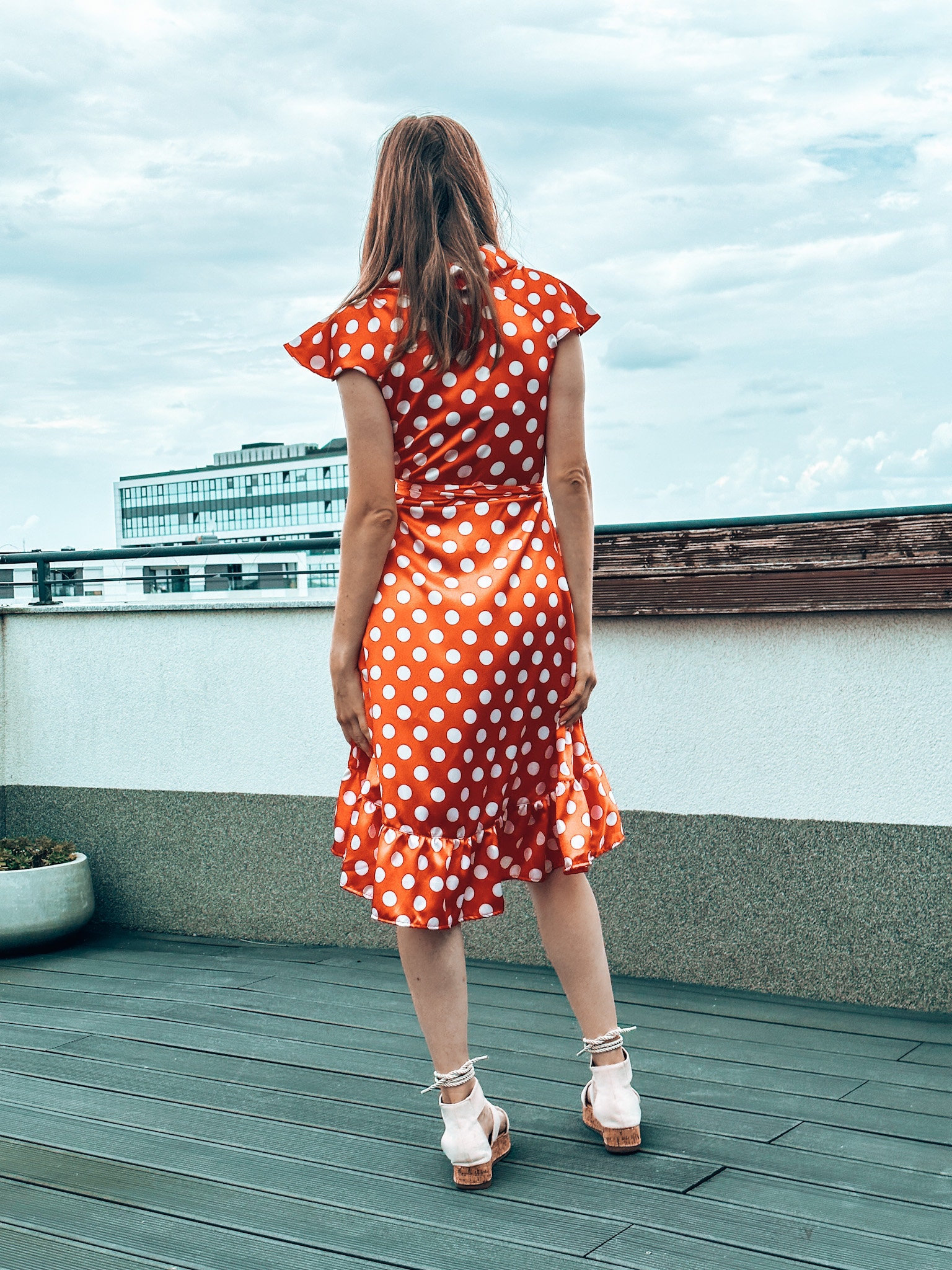 Wrap Dress With Ruffles Digital Sewing Pattern Instant Download A4 PDF ...