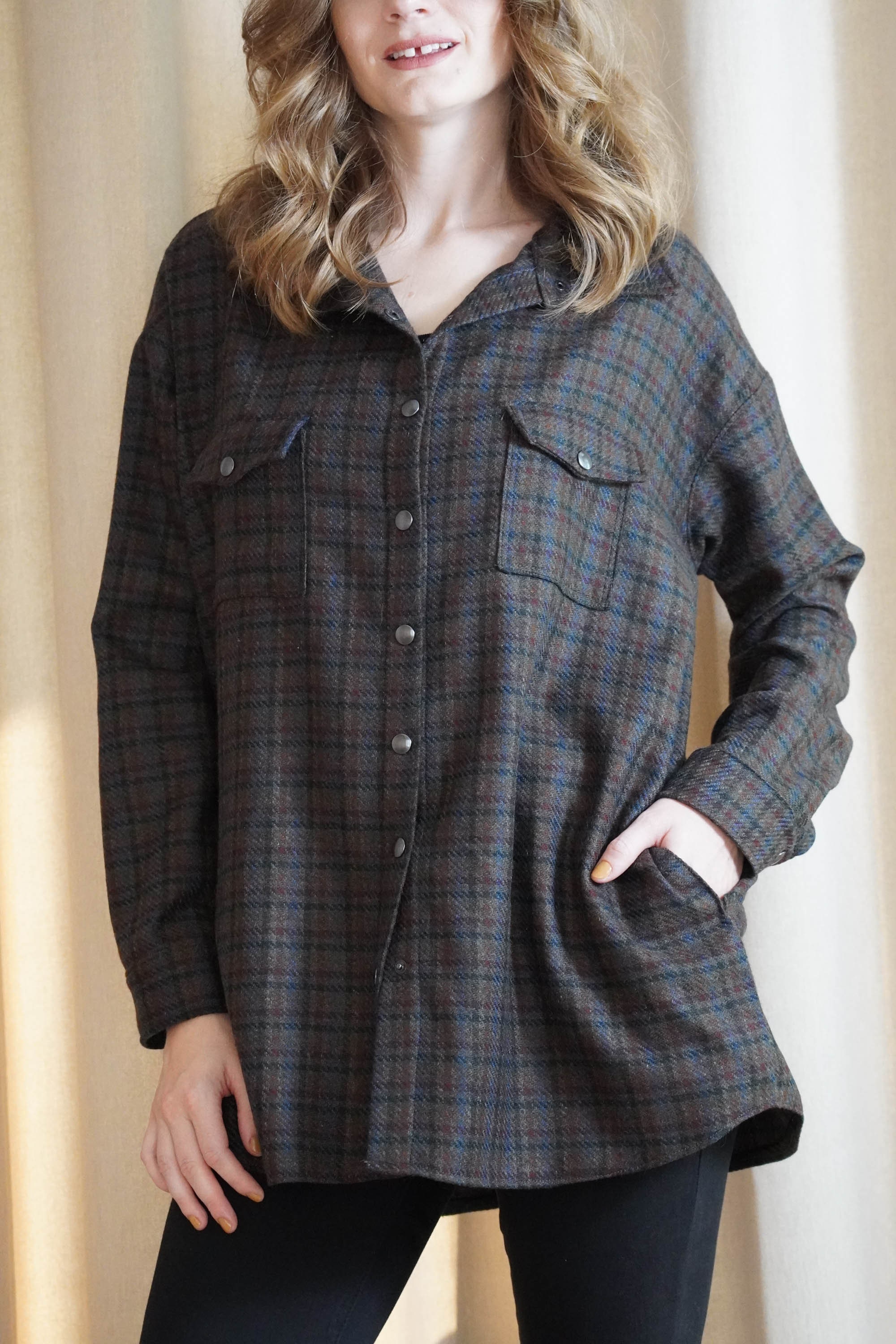 Aki the Shacket Instant Download A4 PDF Sewing Pattern Shacket Sewing ...