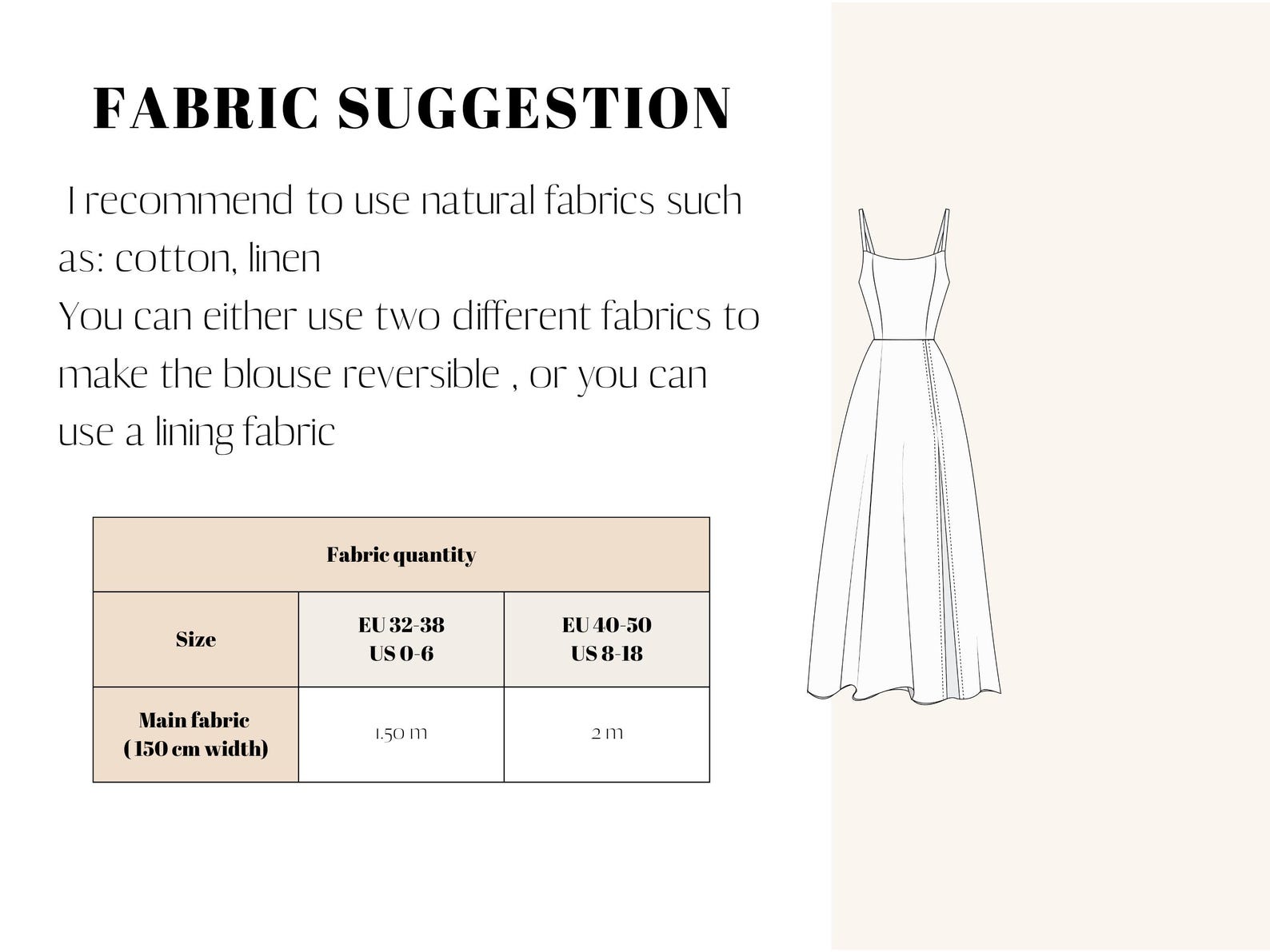 A Line Dress Sewing Pattern |basic Midi Dress Pattern| PDF Sewing ...