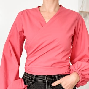 Wraparound - Create Your Own Chic Wrap Blouse With This Digital Sewing ...