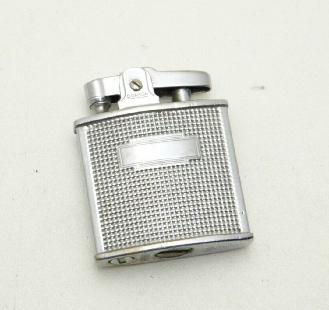 Rare Old Vintage Petrol Lighter Ronson Cadet - Etsy