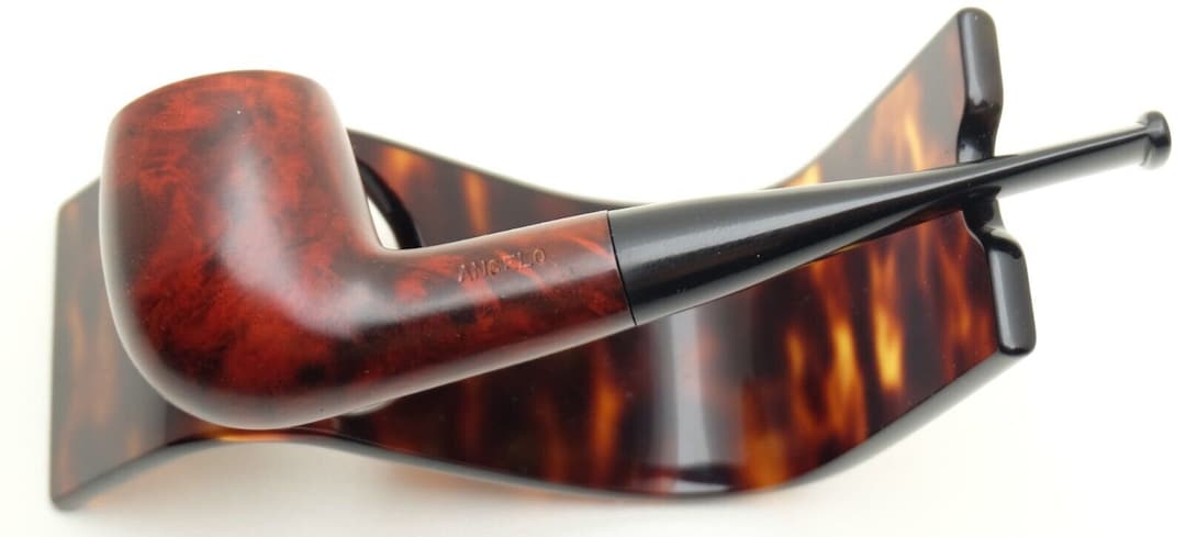 Beautiful Vintage Tobacco Smoking Pipe Angelo - Etsy
