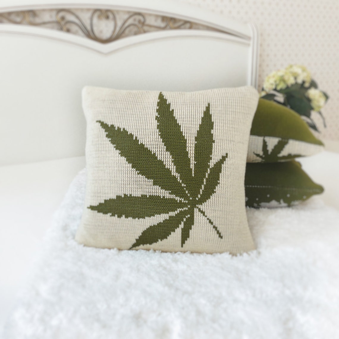 Cannabis Pillowcase Knitting Pattern Cannabis Leaf Embroidery Etsy cannabis-pillowcase-knitting-pattern-cannabis-leaf-embroidery-etsy