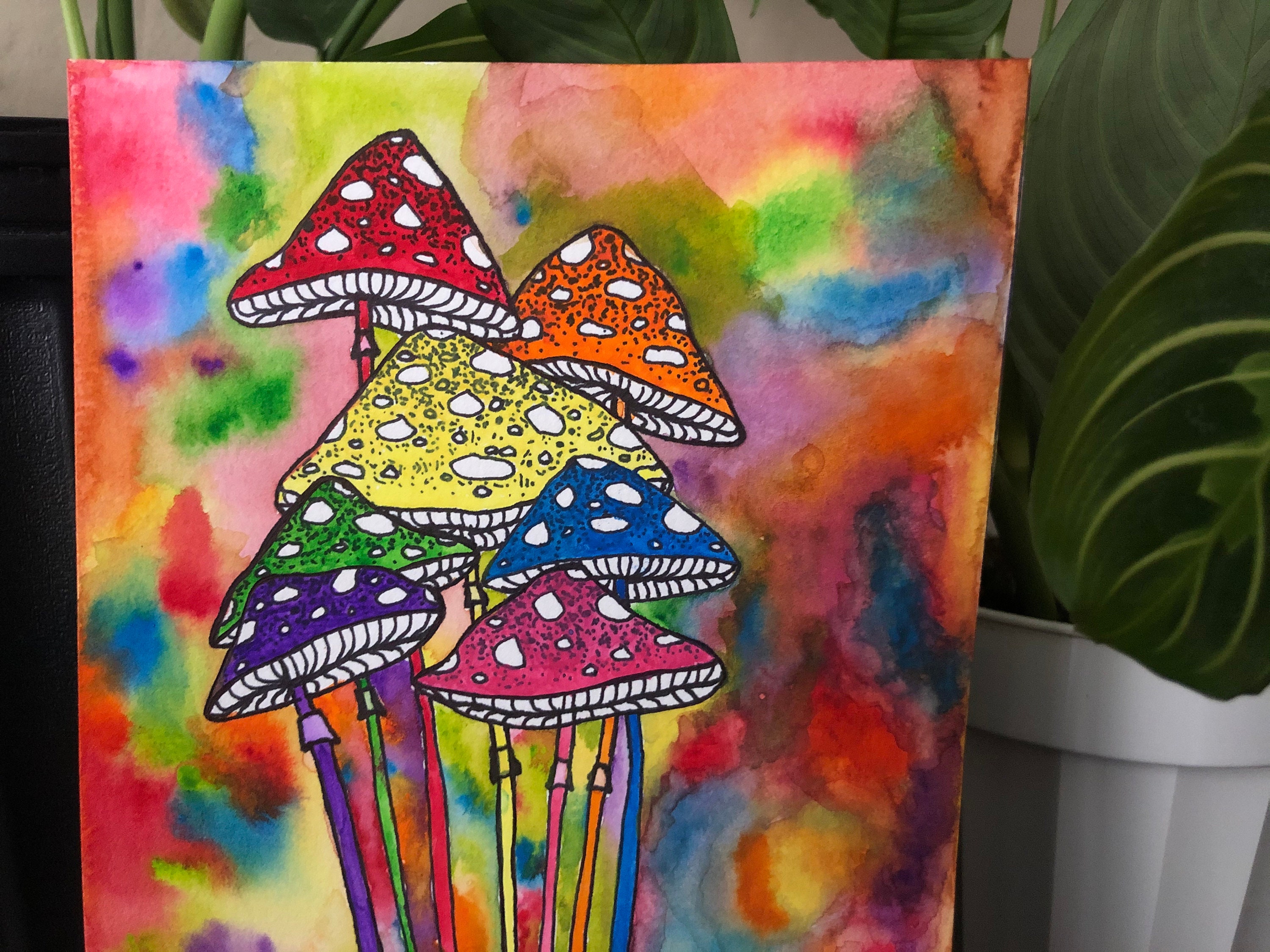 Colorful Shroom Art