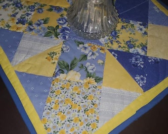 Blue Table Topper | Etsy