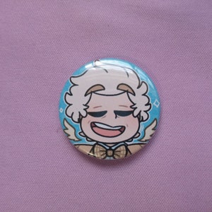 Ineffable Husbands Button Pins || Crowley || Aziraphale || 37mm Pin ...