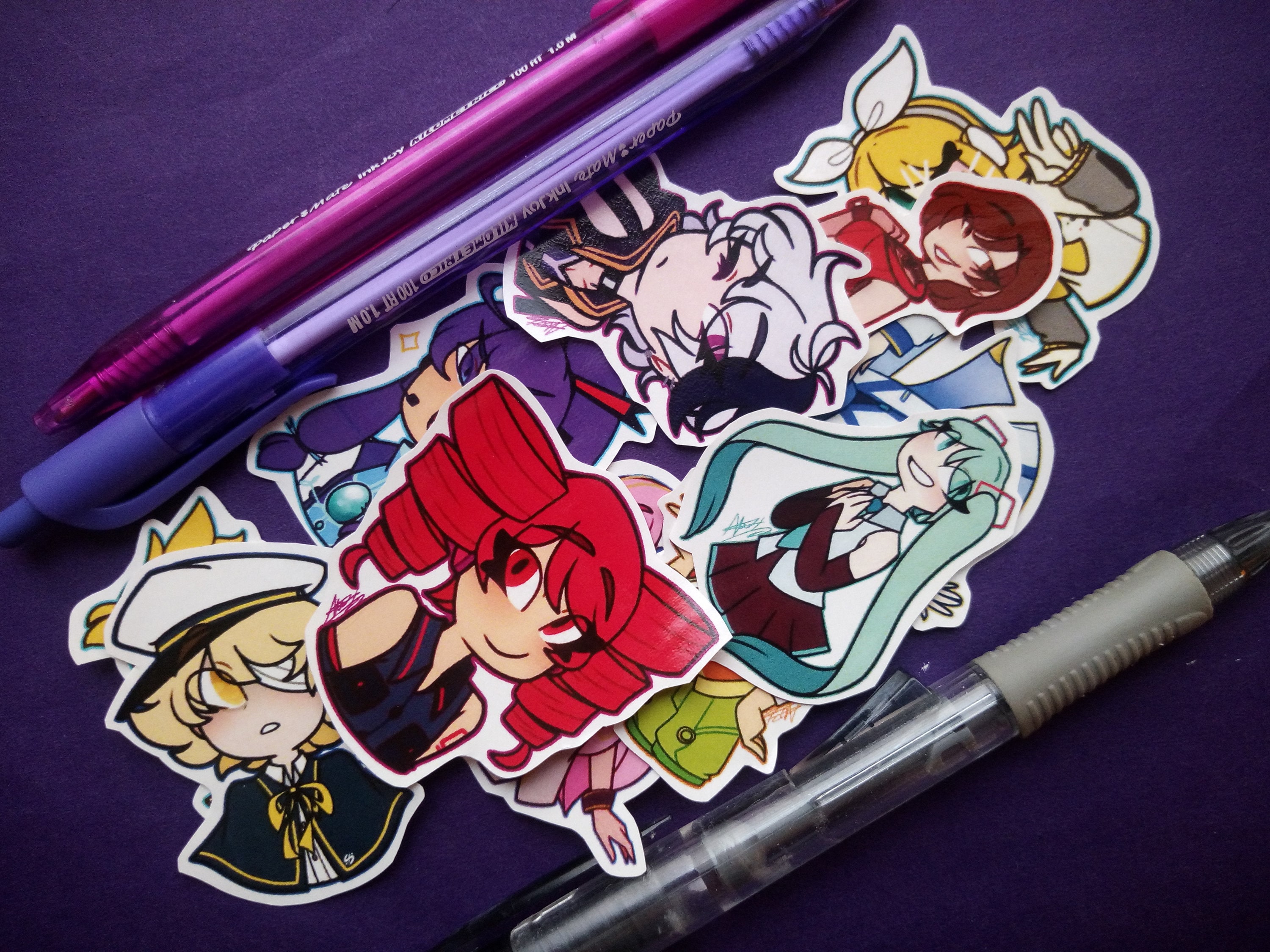 Vocaloid Stickers Vocaloid Stickers - Etsy