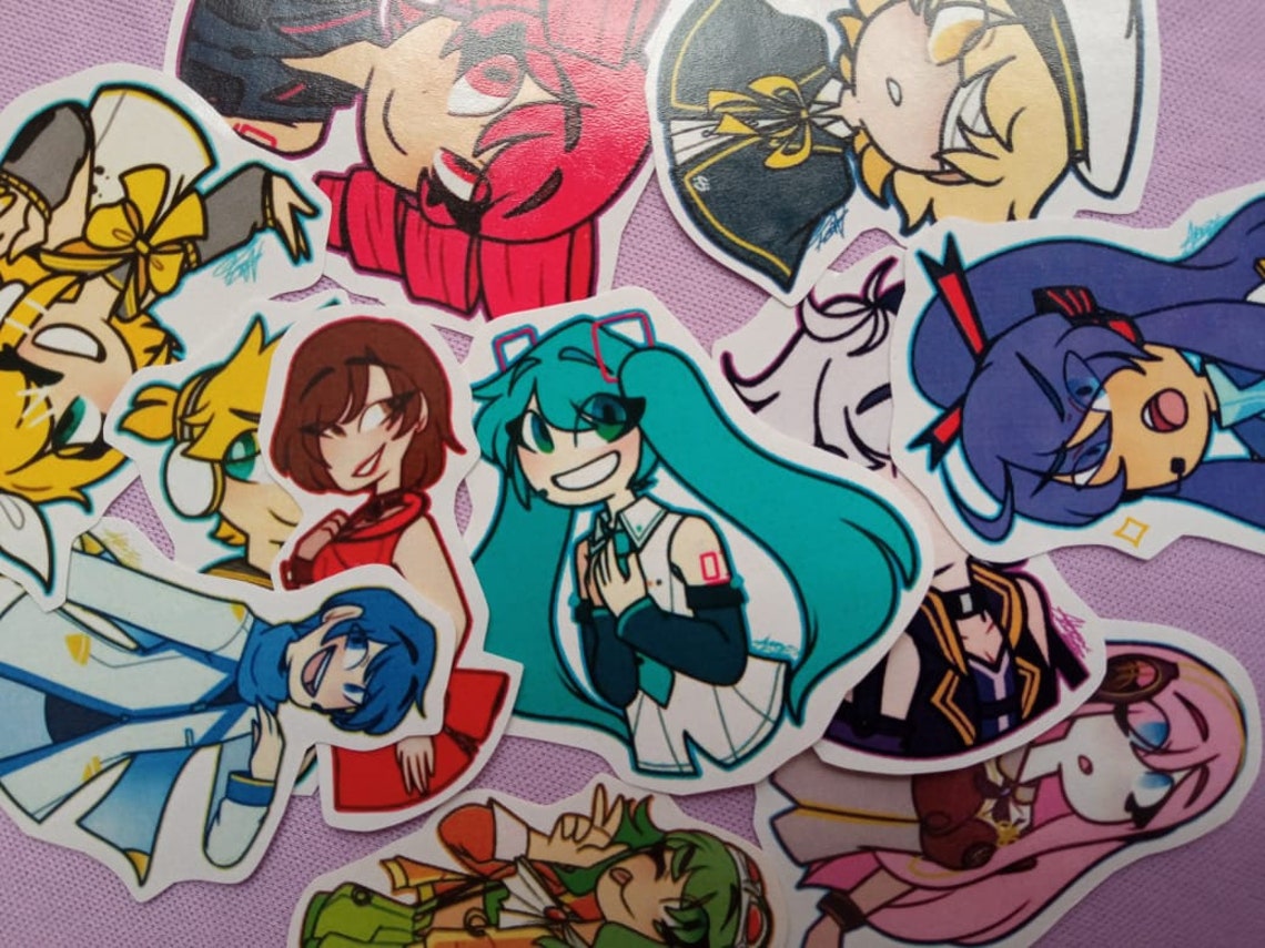Vocaloid Stickers Vocaloid Stickers - Etsy