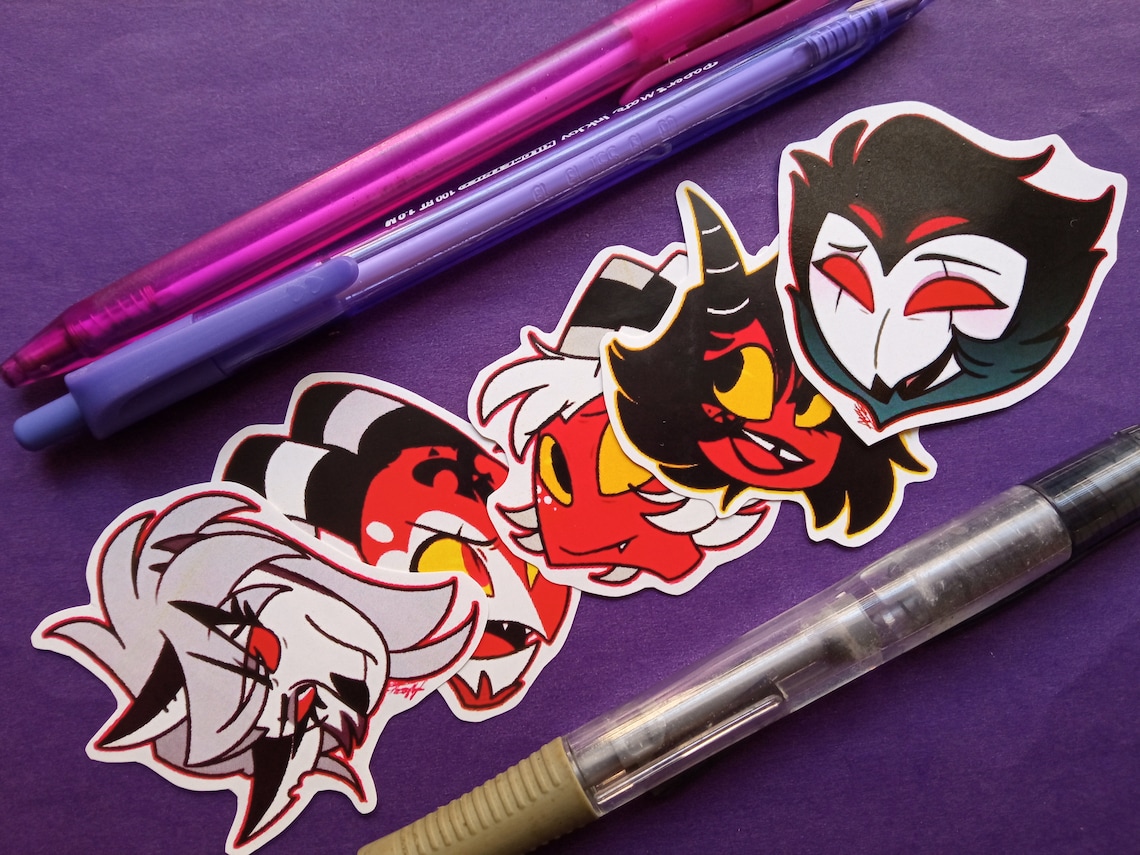 Helluva Boss stickers Helluva Boss Stickers - Etsy