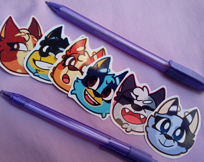 Bluey Stickers Bluey Stickers - Etsy