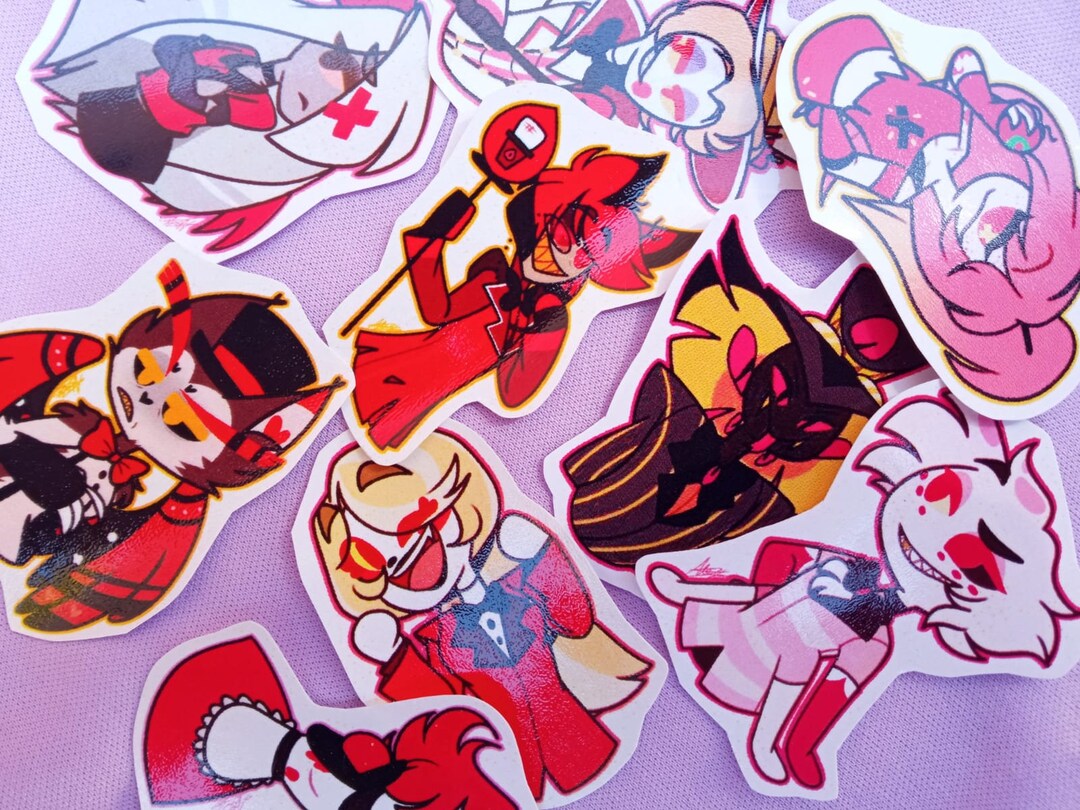 Hazbin Hotel Stickers Hazbin Hotel Stickers - Etsy