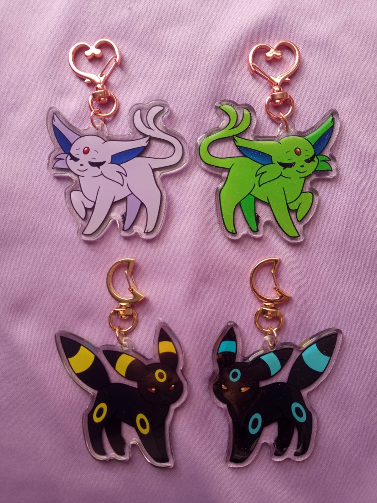 Eeveelutions Acrylic Keychains Eeveelutions Acrylic - Etsy