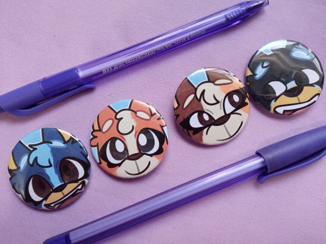 Bluey Button Pins || Bluey || 37mm Pin || Button || Badge - Etsy