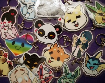 Laminated Keychains - Etsy