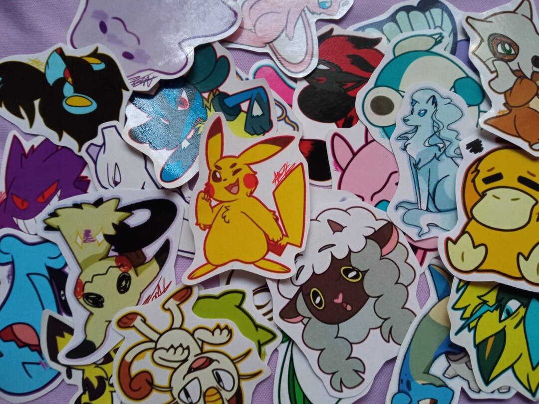 Pokemon Stickers || Pokemon || Stickers - Etsy