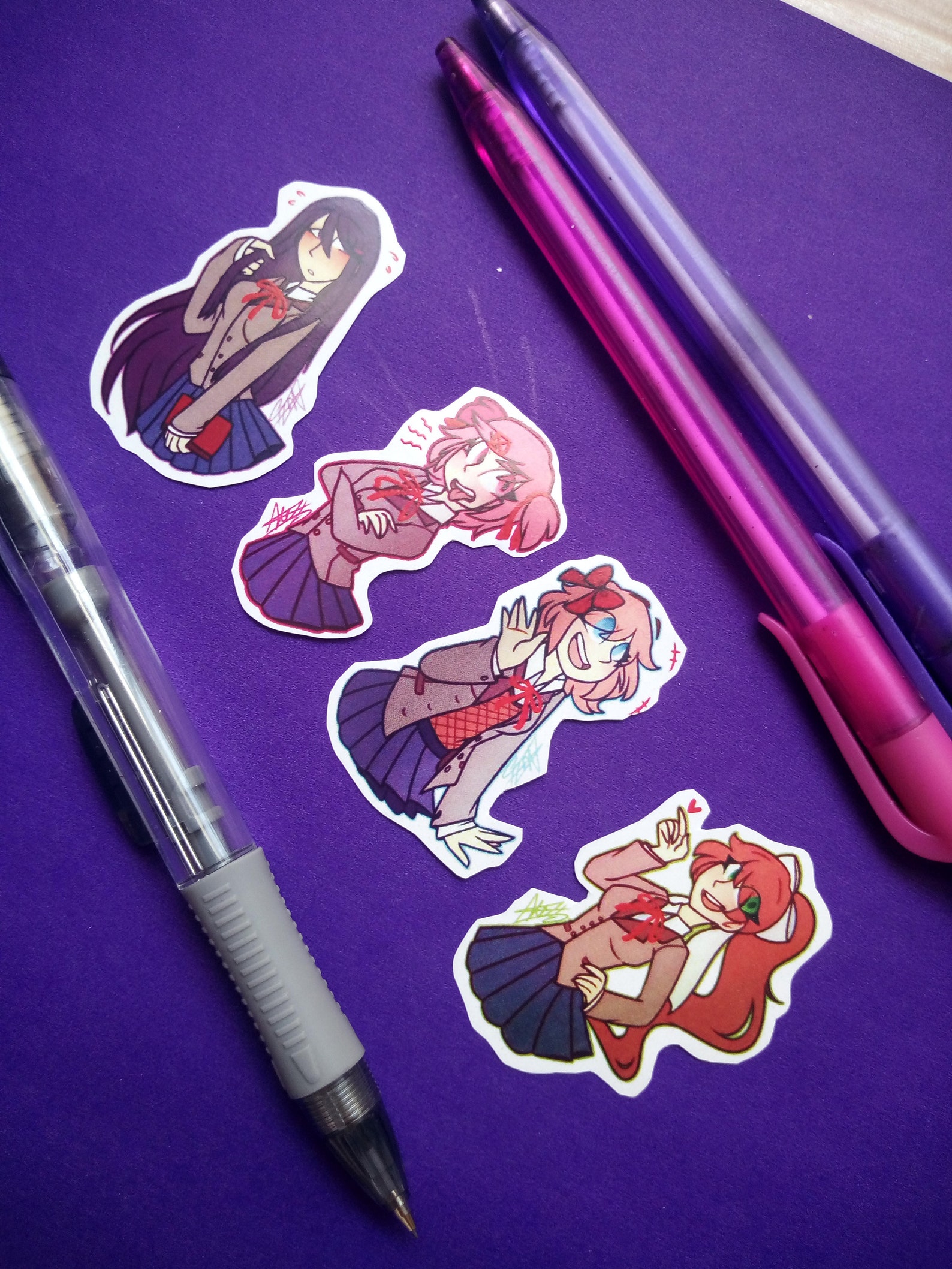 LAST CHANCE DDLC Stickers Doki Doki Literature Club - Etsy