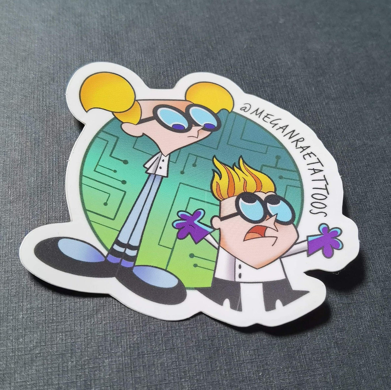 Dexter's Laboratory Sticker Set - Etsy Ireland