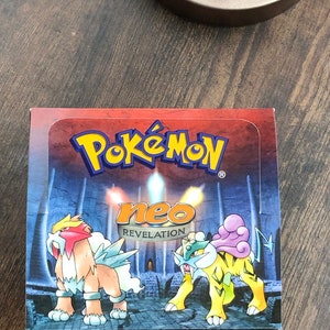 Pokemon Trading Card Neo Revelation Booster Box (replacement Box) - Etsy