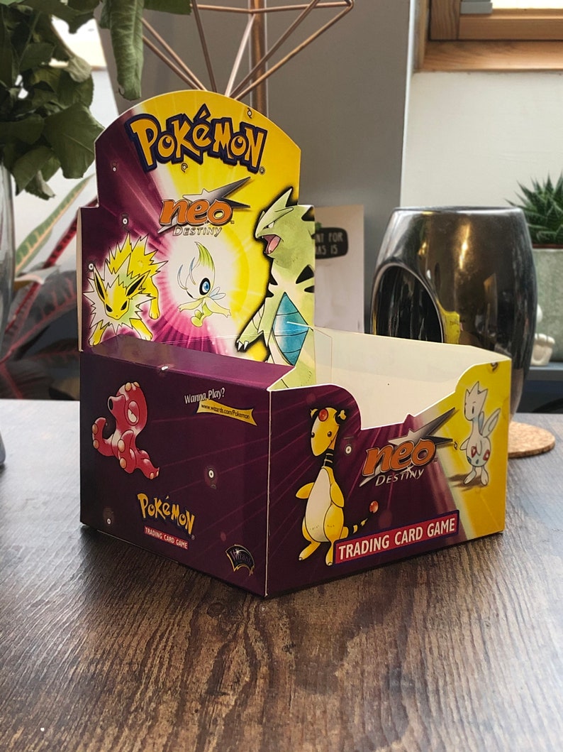 Pokemon Trading Card Neo Destiny Booster Box replacement Box - Etsy UK