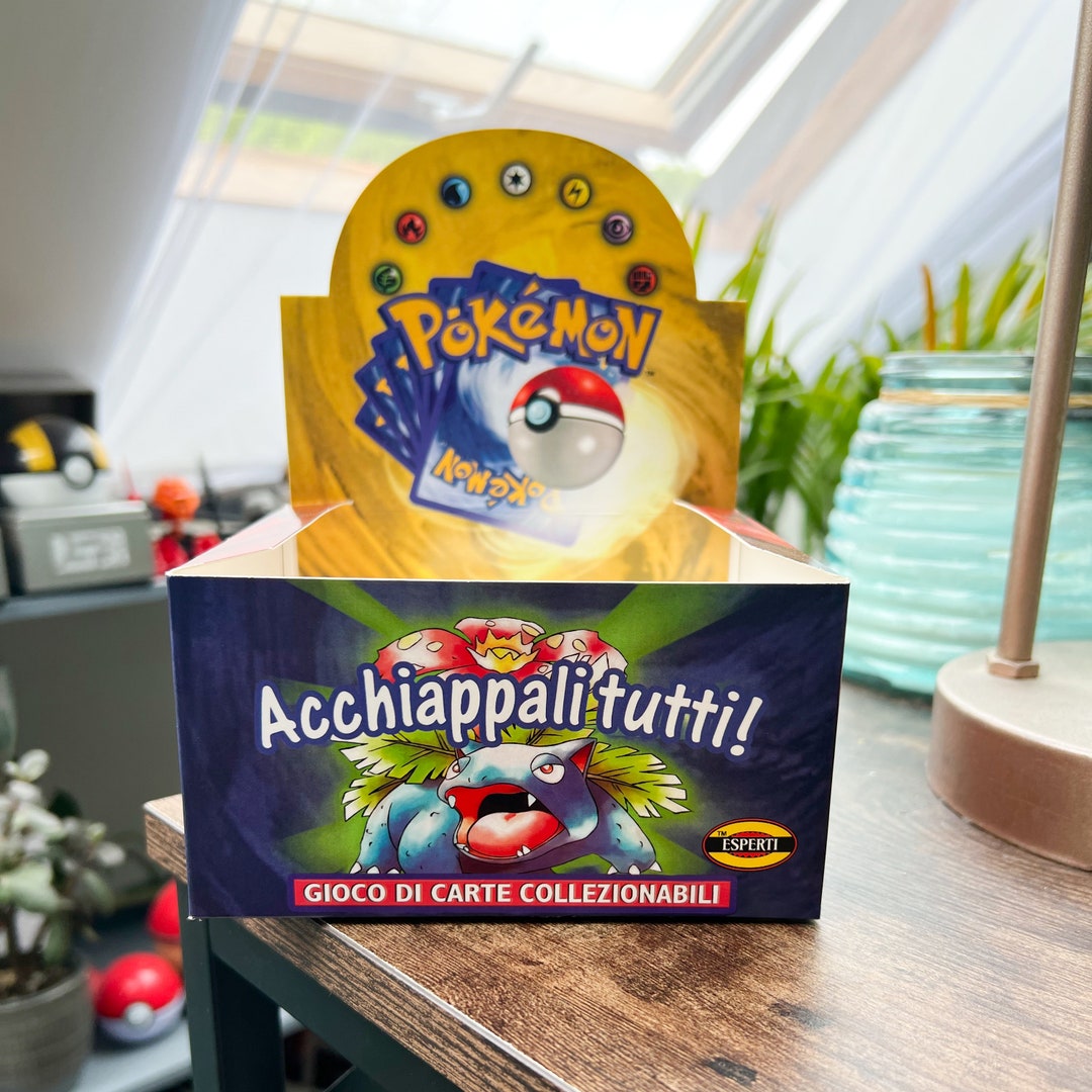 Pokemon Trading Card Italian Base Set Booster Box (replacement Proxie ...