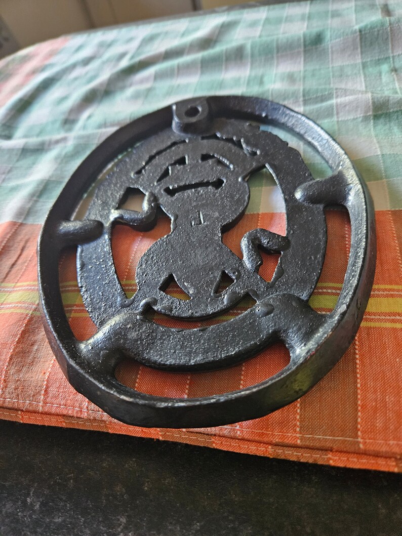 Cast Iron Singer Sewing Machine Design Trivet Teapot Serving - Etsy