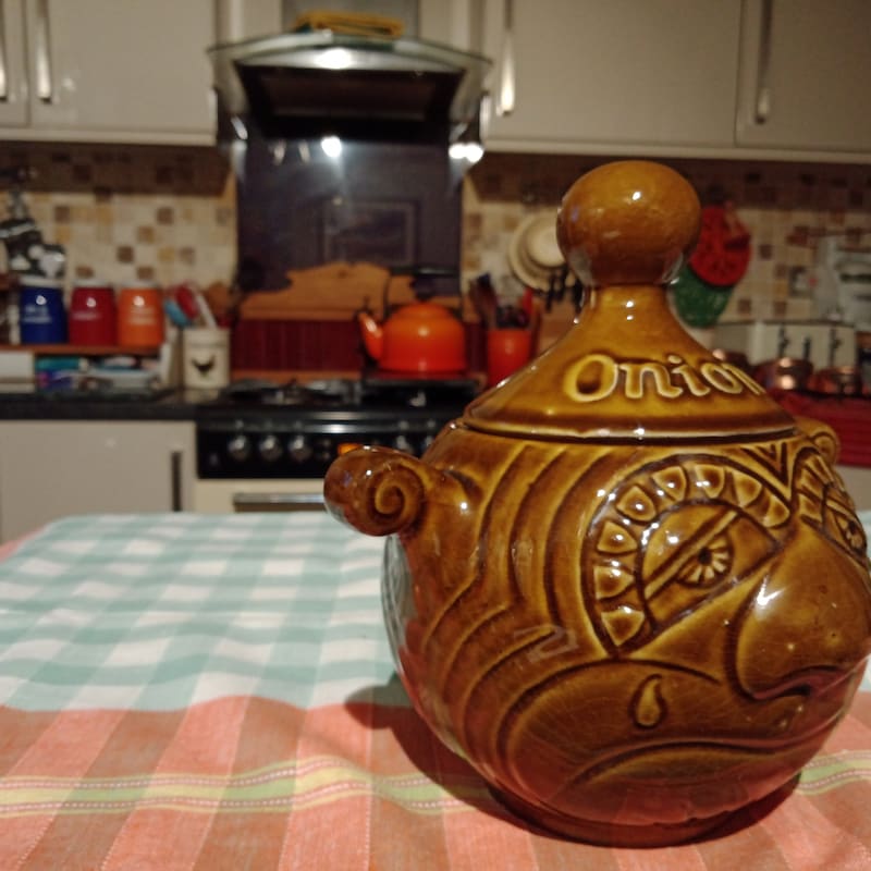 Ceramic Onion Jar - Etsy