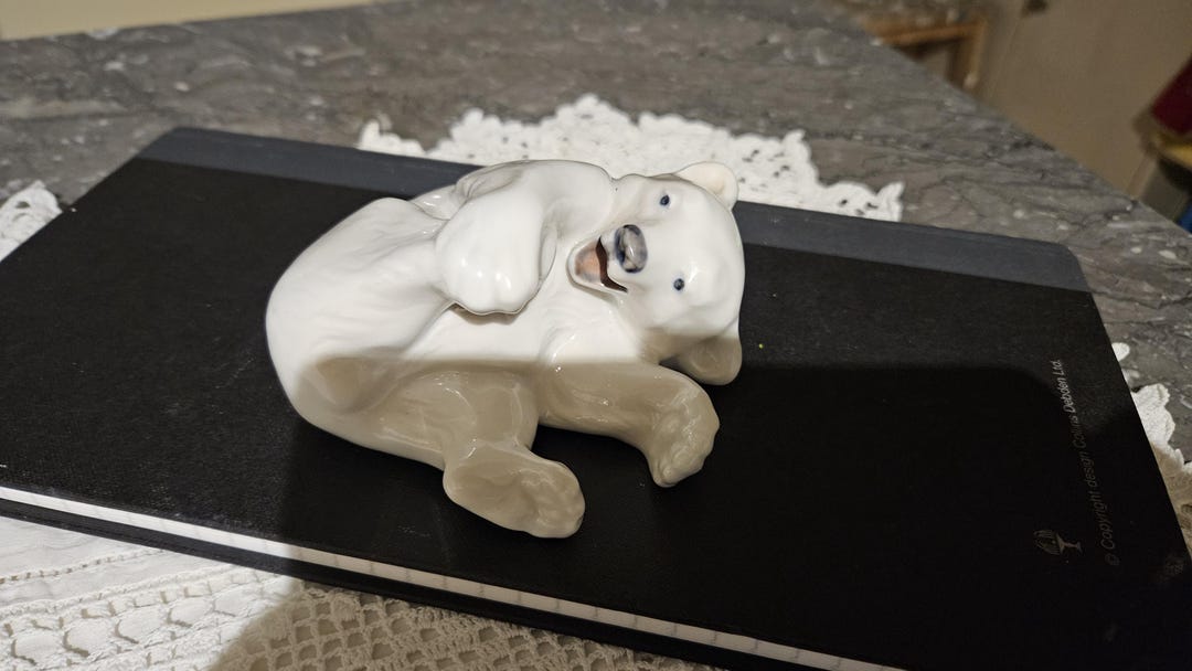 Royal Copenhagen Polar Bear Cub Porcelain 1950-1959 Animal Collection ...