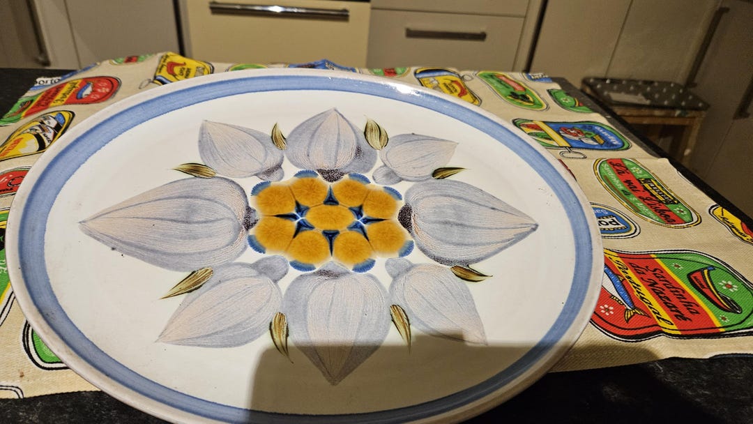 Beautiful Vintage Chatsworth Pattern Denby Oval Playe Natural Homemaker ...