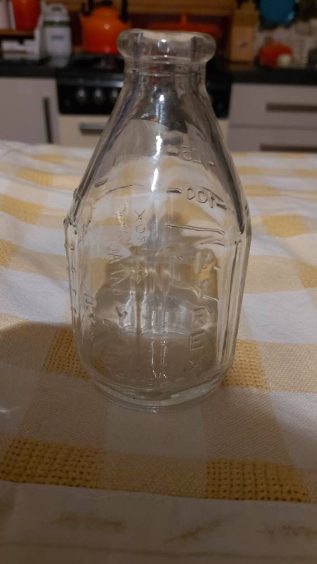 Vintage Pyrex Glass Baby Bottle Hygienic Pencil Shape 12cm High4 Oz ...