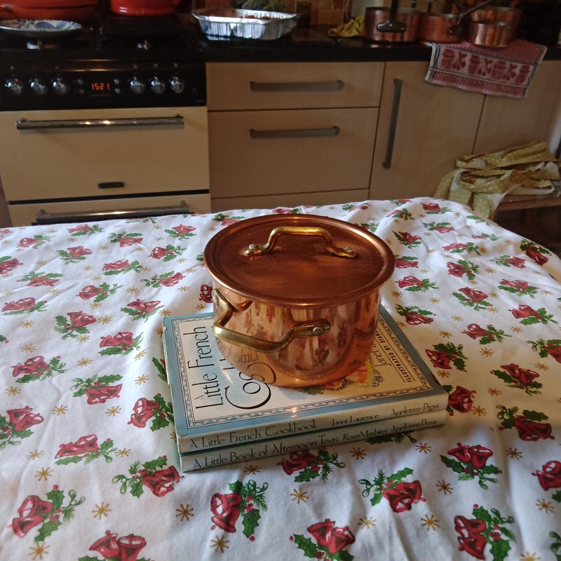 Copper Pot With Lid Small - Etsy UK